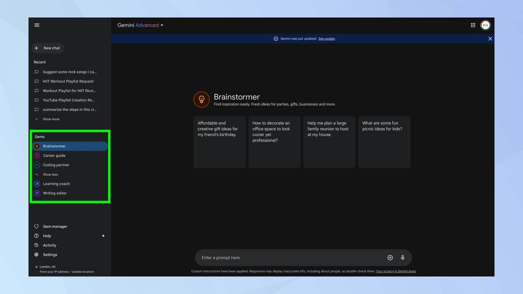 Google’s new Gemini feature lets you create your own AI chatbot — here ...