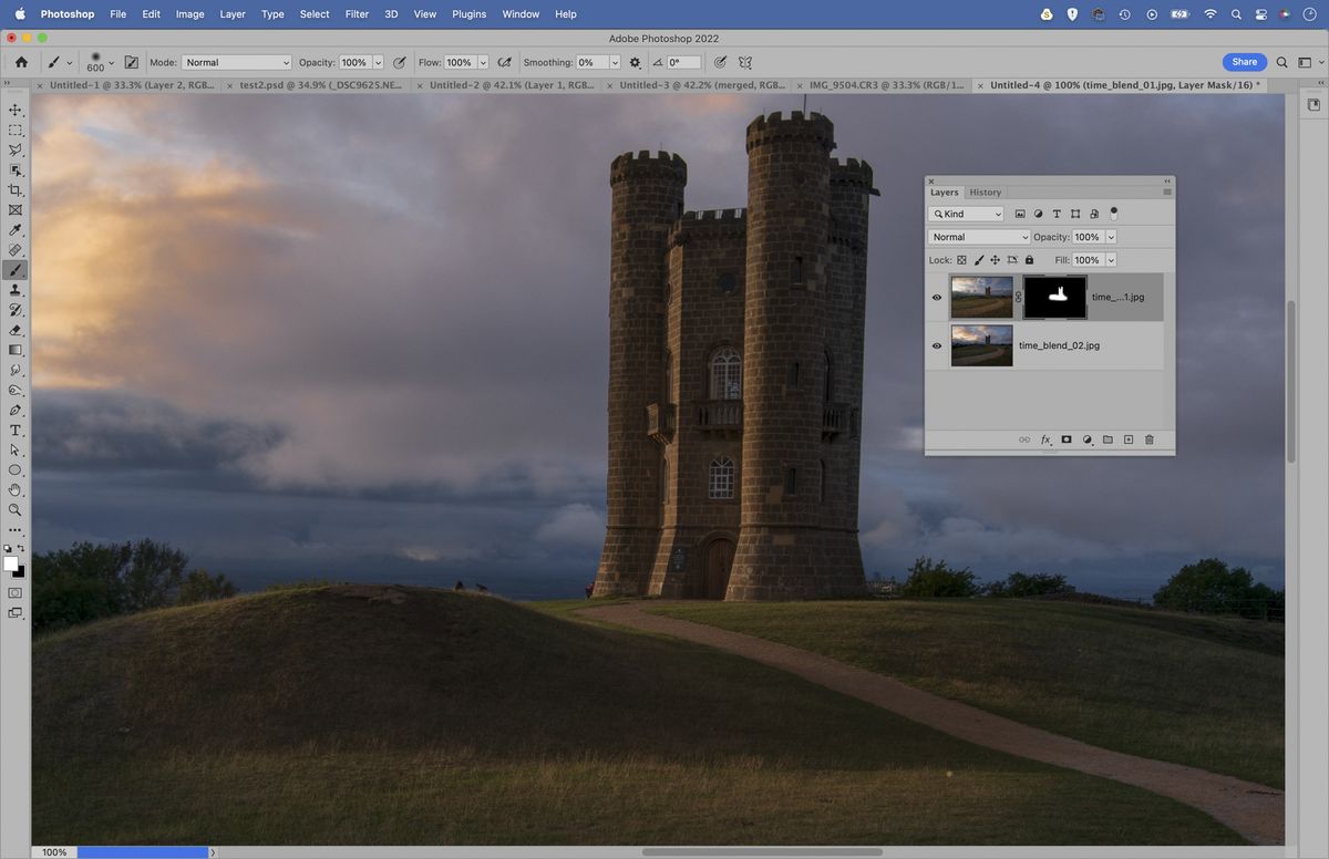 Use time blending to merge the best light in your landscape photography ...
