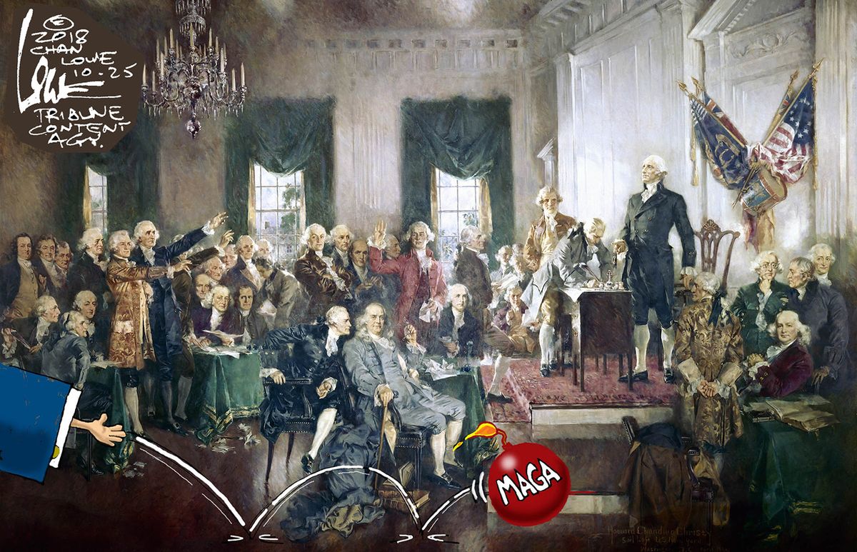 U.S. Founding fathers Trump MAGA mail pipe bombs | The Week