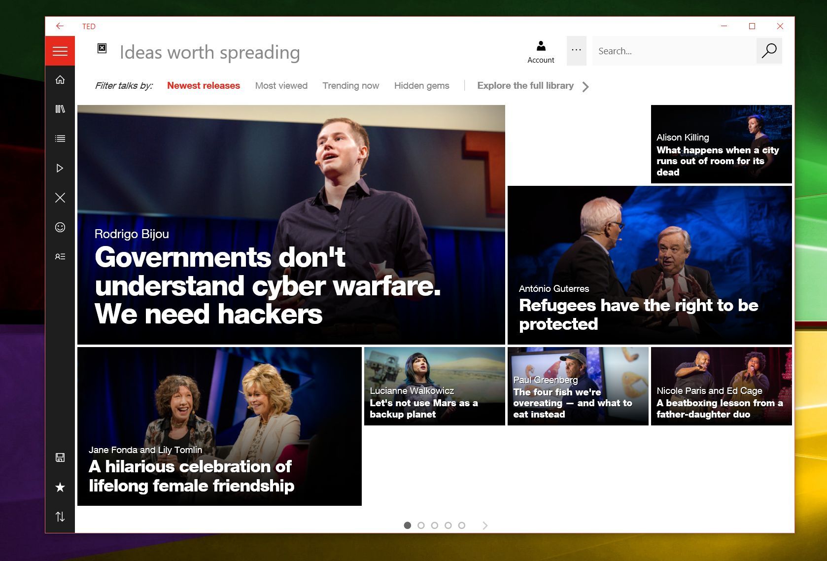 The official TED app is now available for Windows 10 PC and Mobile ...