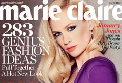 EXCLUSIVE! Watch January Jones's glam cover shoot | Marie Claire UK