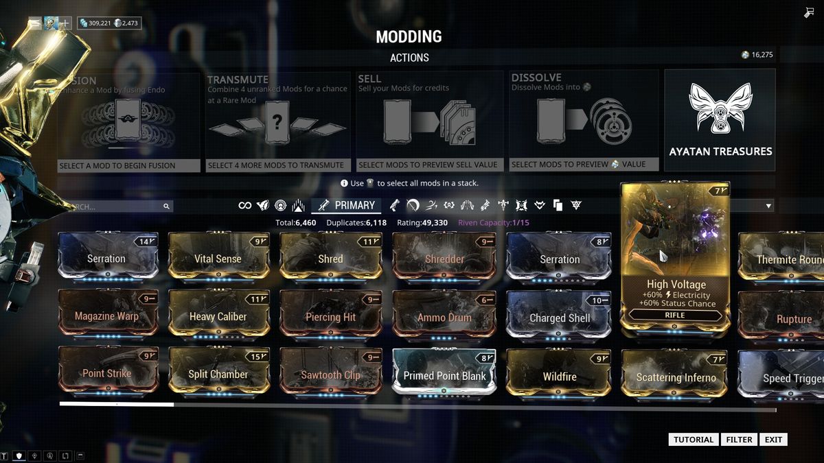 Warframe Mods: Applying and Combining Mods - Warframe Mods Guide - Page 2 | GamesRadar+