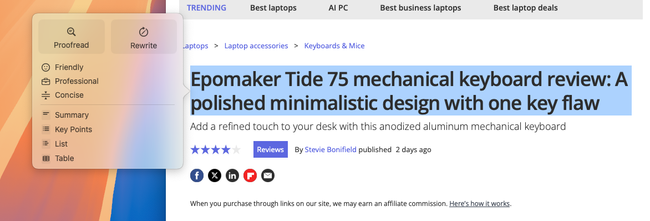 I tried Apple Intelligence on my Mac — it could change the way you use ...