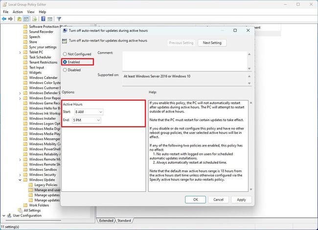 How to configure active hours on Windows 11 | Windows Central