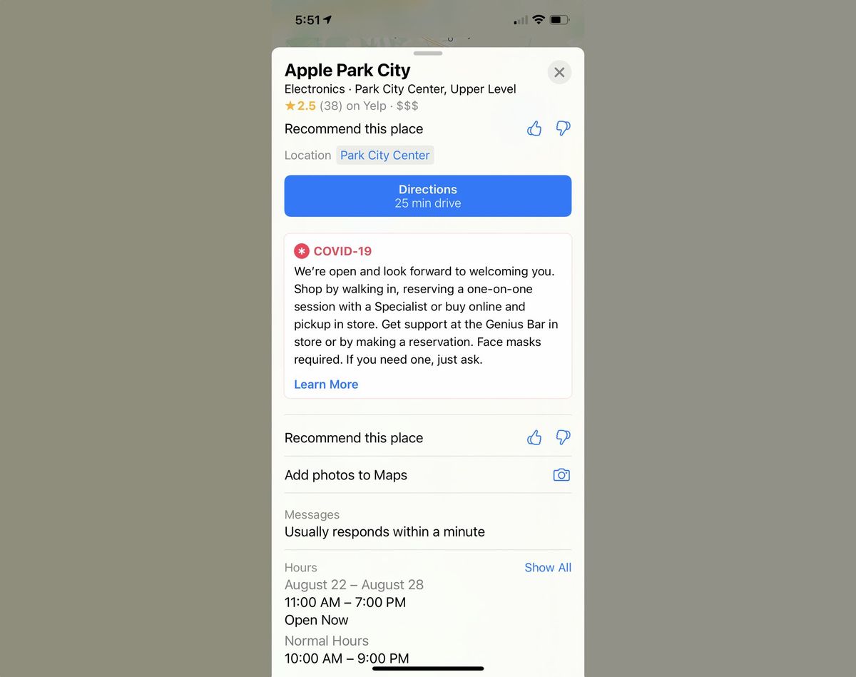 Apple Maps has expanded its built-in ratings and photos feature to the ...