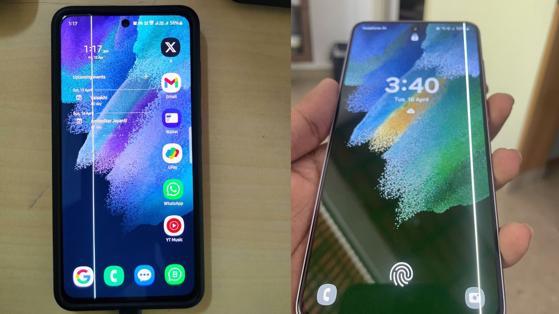 Some Samsung phones are showing green lines on the display — what you ...