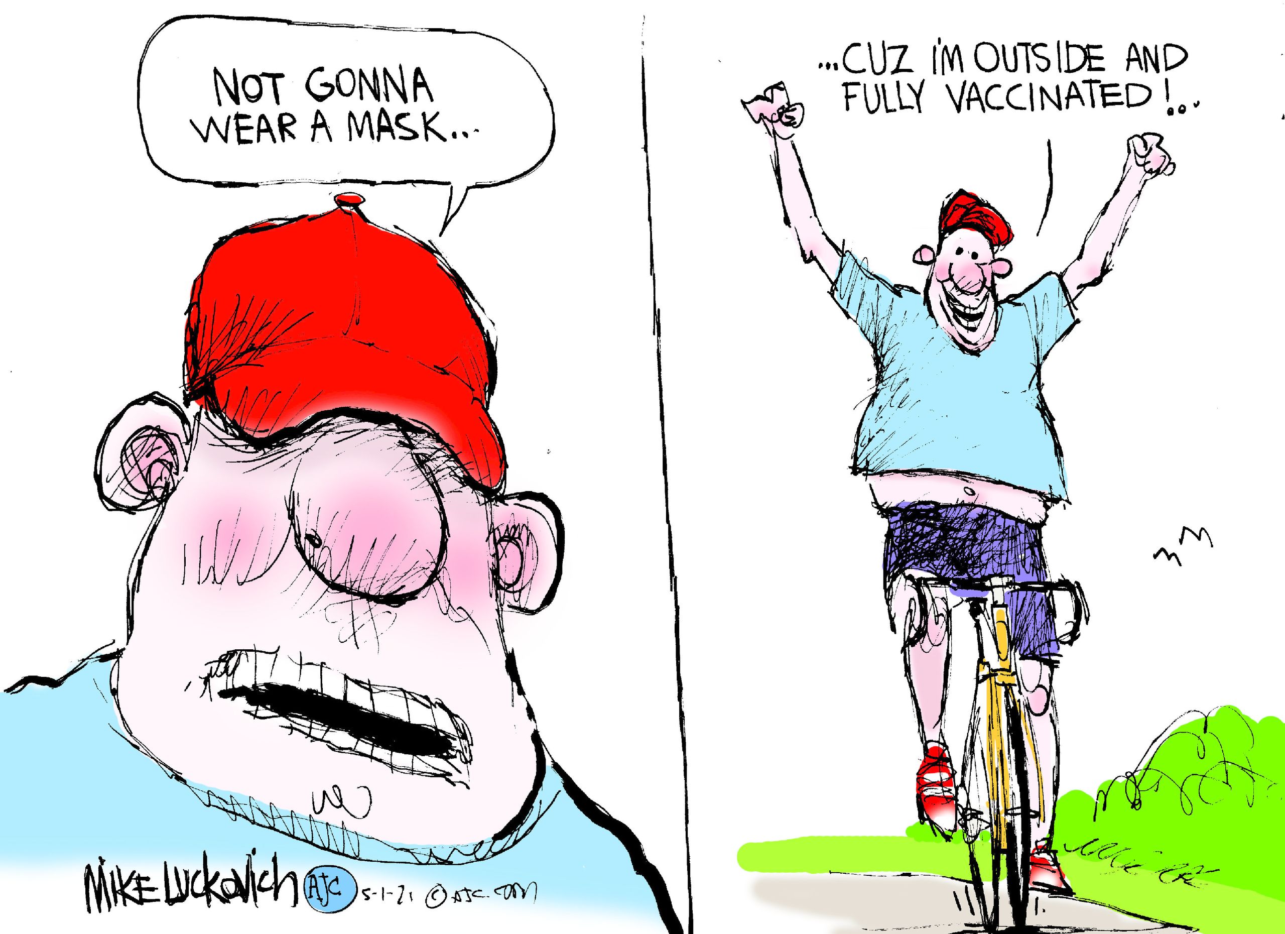 Editorial Cartoon U.S. cdc covid masks | The Week