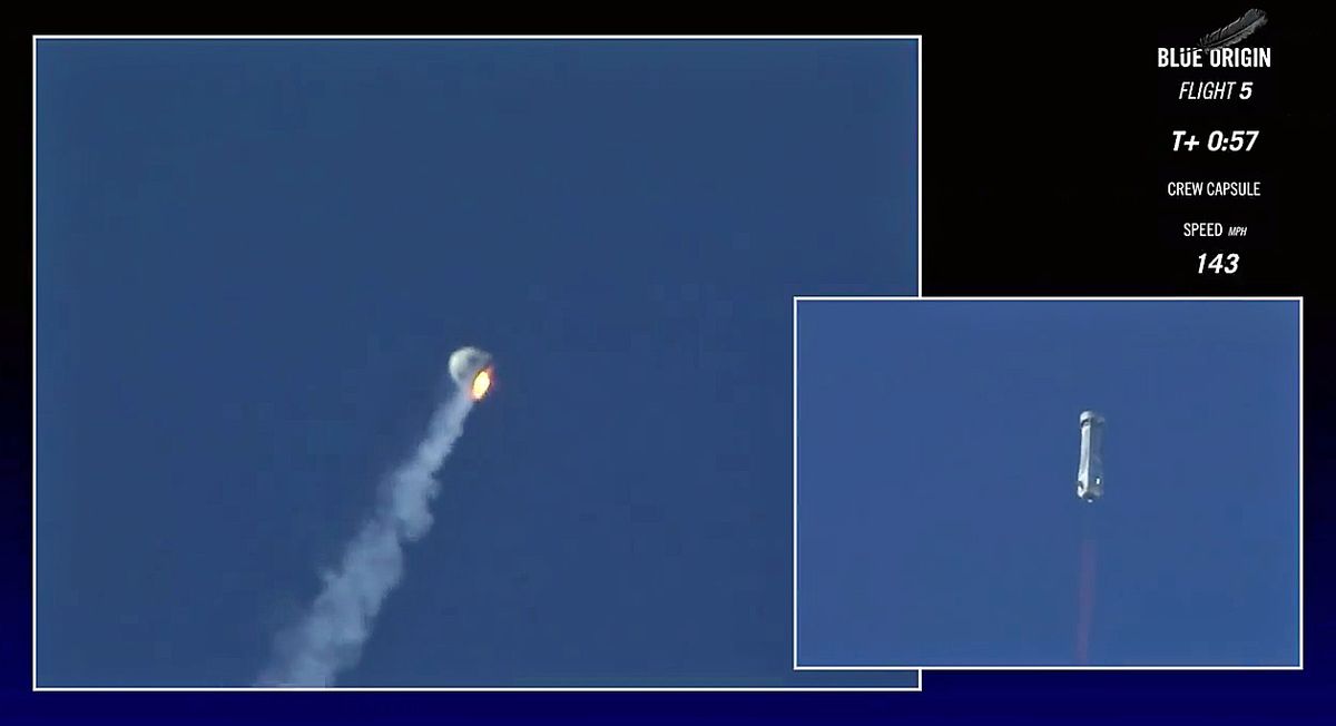In Pictures: Blue Origin's New Shepard Capsule Tests In-Flight Abort ...