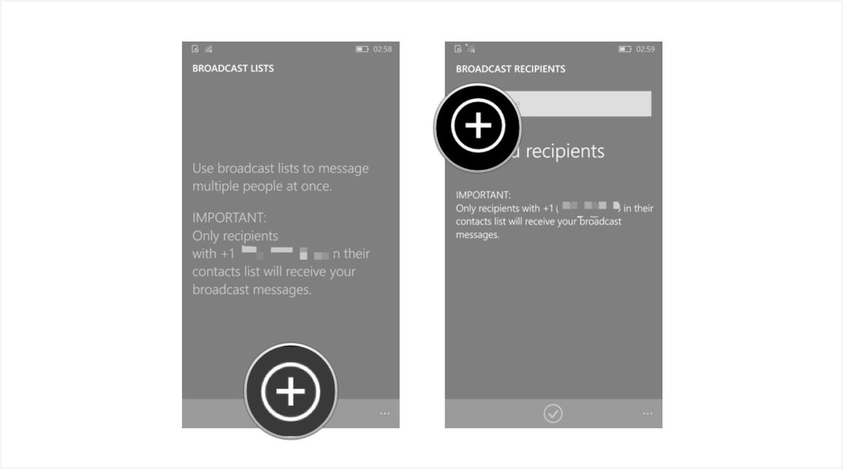 How to make Broadcast Lists in WhatsApp on Windows 10 Mobile | Windows ...