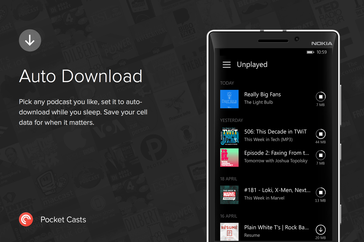 Pocket Casts for Windows Phone: Now available to supercharge your ...