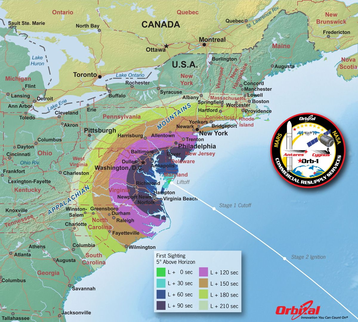Private Rocket Launch Visible from US East Coast on Jan. 9: Visibility ...