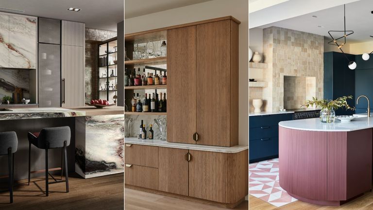 How to nail the fluted kitchen cabinet trend, say designers | Homes and ...