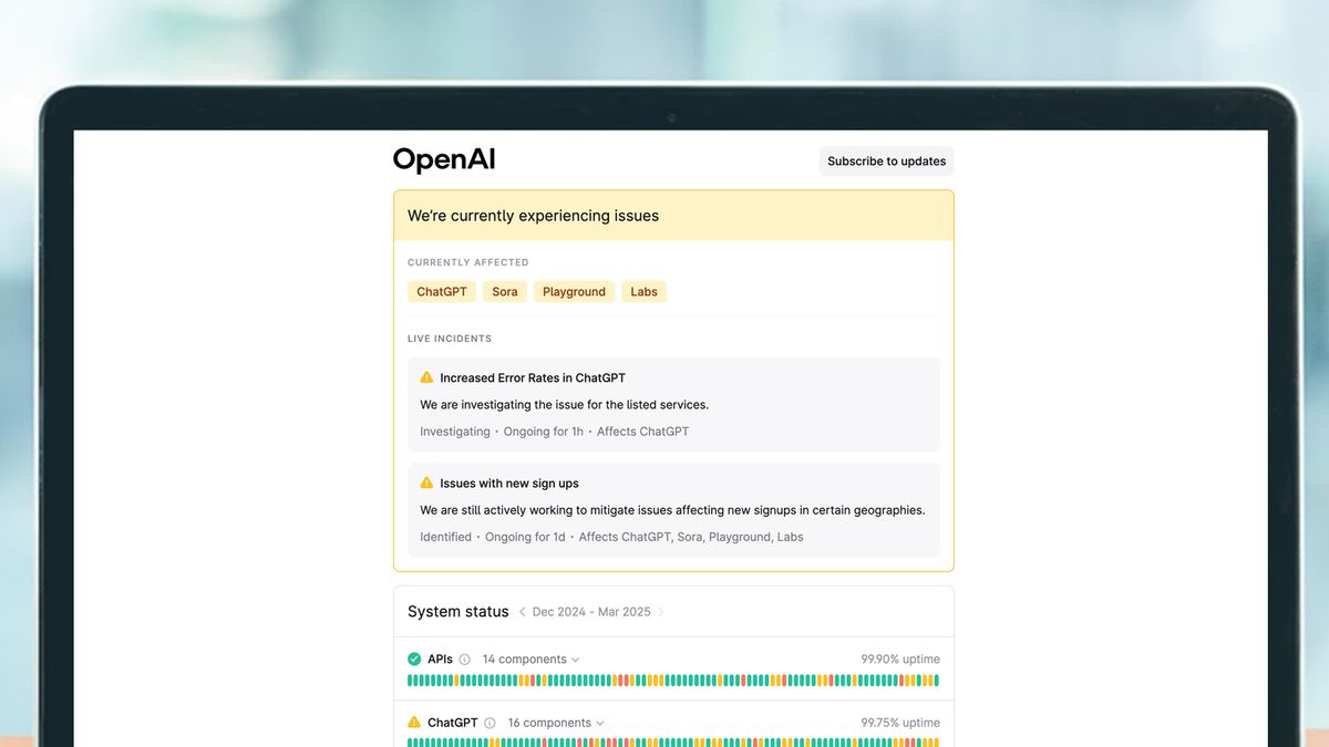 ChatGPT was down for many – here's everything we know about the