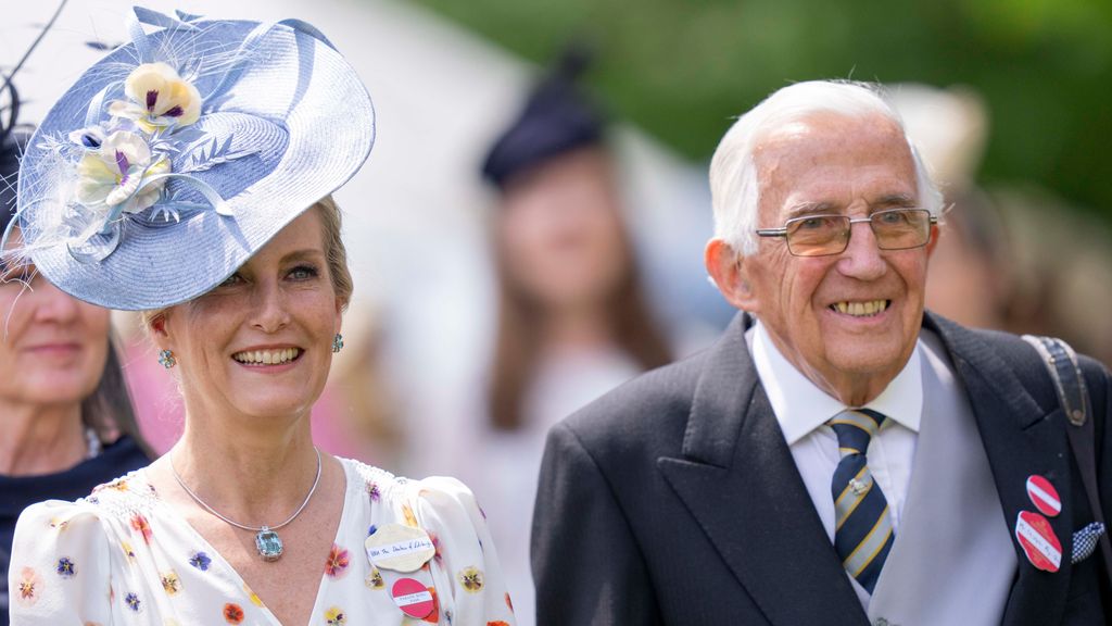 Duchess Sophie’s watercolor floral Ascot tea dress | Woman & Home