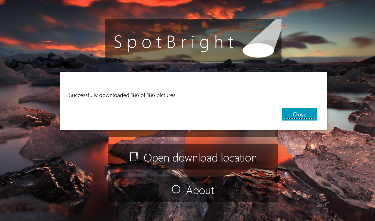 SpotBright is a universal app to grab Windows Spotlight images for ...