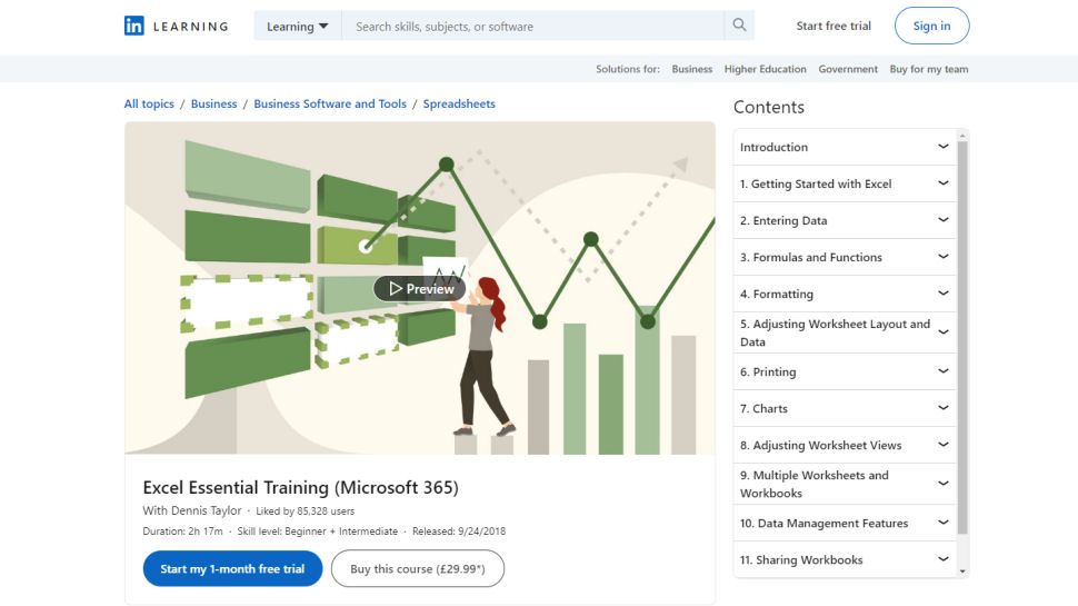 Best Excel online course of 2025 | TechRadar