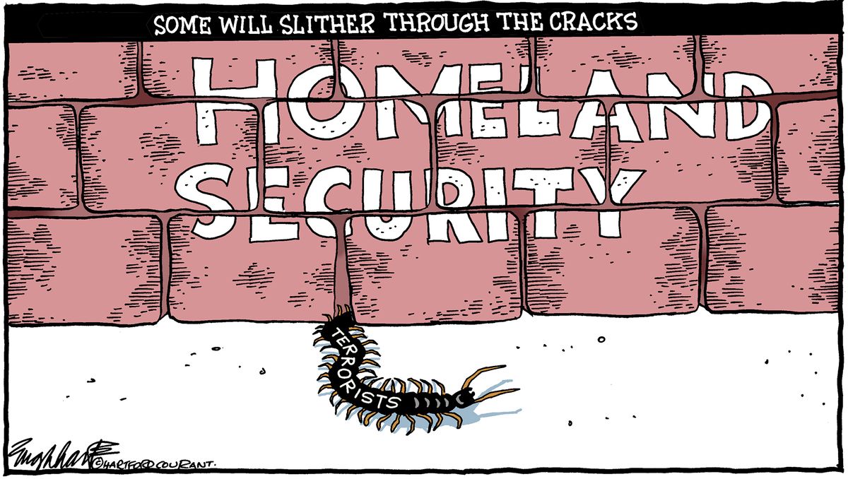 Editorial cartoon U.S. Terrorism | The Week