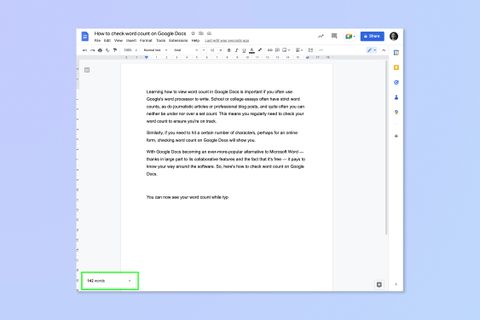 How to view word count in Google Docs | Tom's Guide