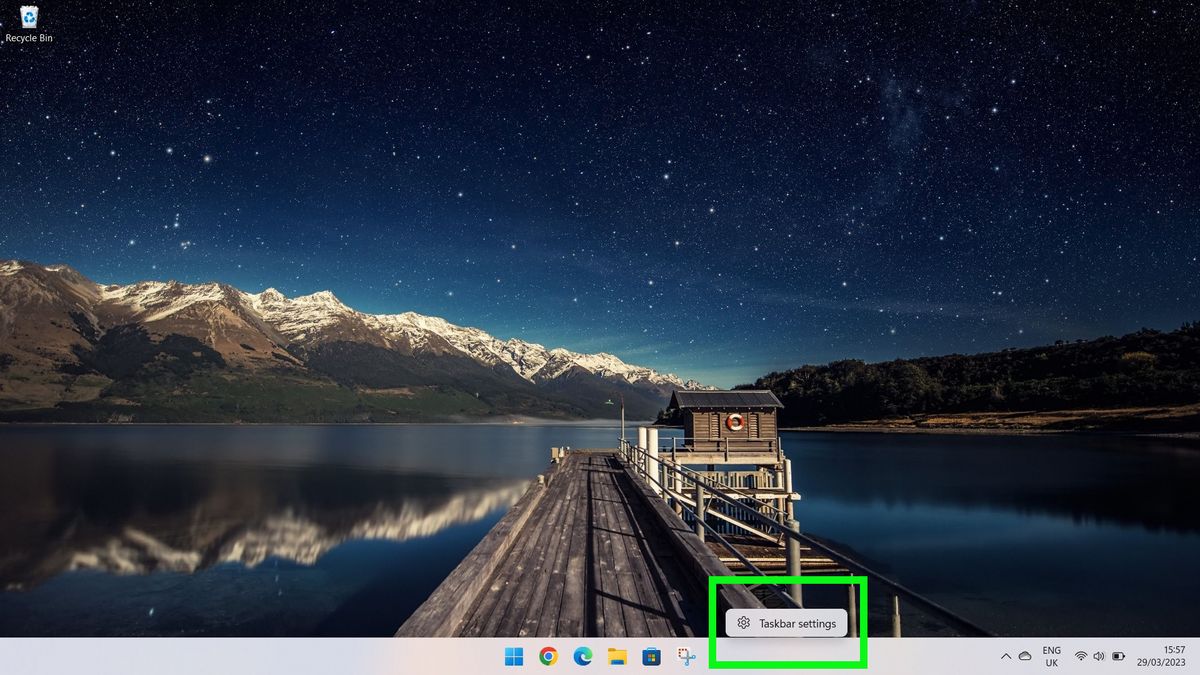 How to move the taskbar in Windows 11 | Tom's Guide