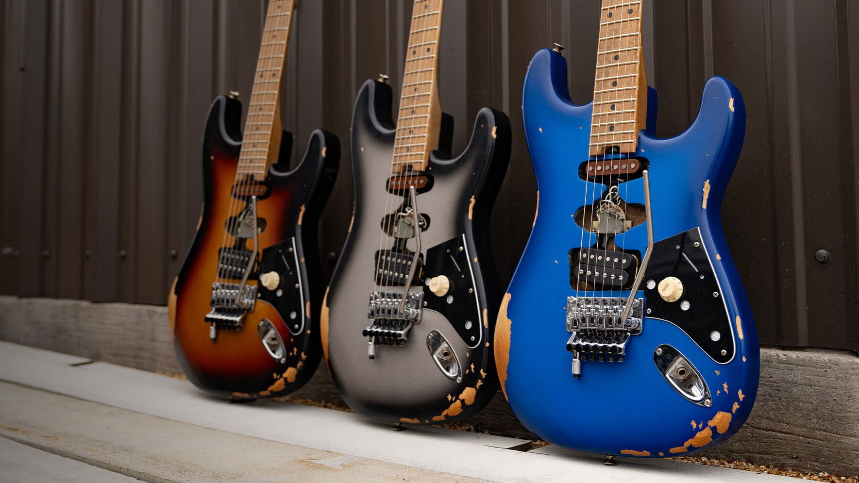 EVH drops ltd-ed blue, silver & sunburst Frankenstein Relic | Guitar World
