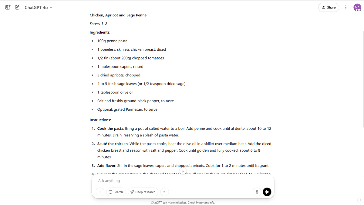 ChatGPT is a hidden goldmine for home cooks — here’s 5 prompts to ...