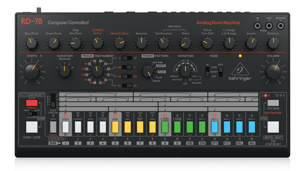 Behringer releases RD-78, a $199 Roland CR-78 clone that promises to ...