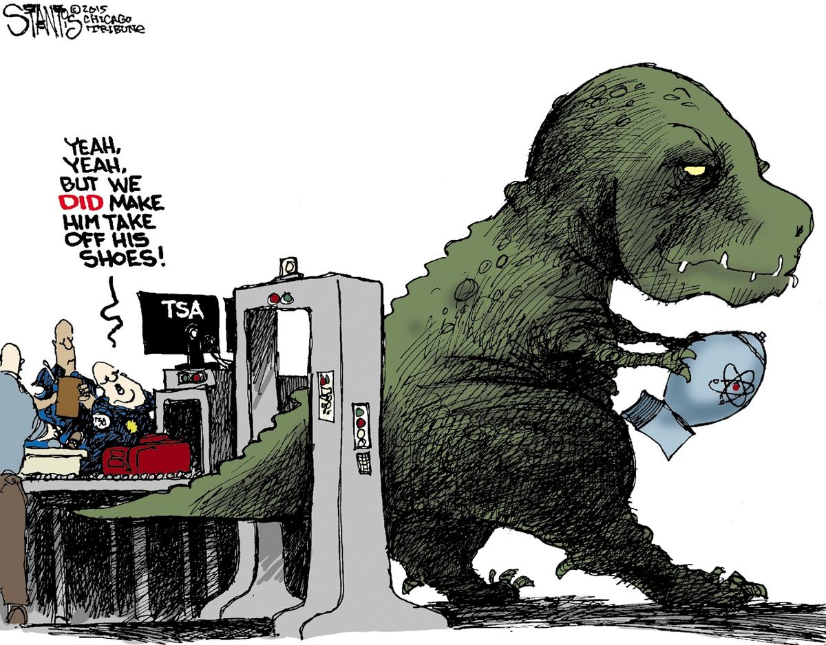 Editorial cartoon TSA Security | The Week