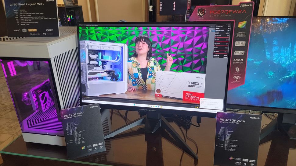 ASRock unveils trio of Wi-Fi-enabled 27-inch Phantom Gaming monitors ...