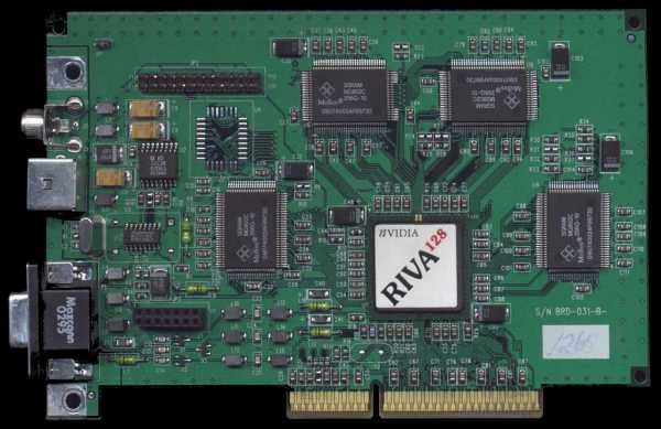 NVidia Riva 128 Reference Board - The 3D Champion And Gaming Card No. 1 ...