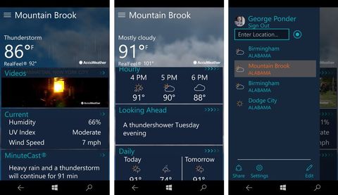 AccuWeather is one of the best weather apps for Windows 10 | Windows ...