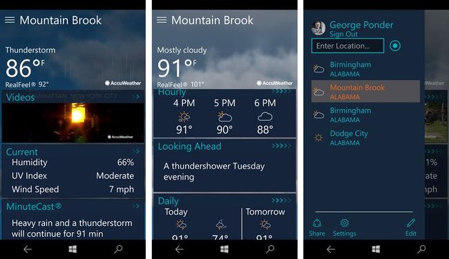 AccuWeather is one of the best weather apps for Windows 10 | Windows ...