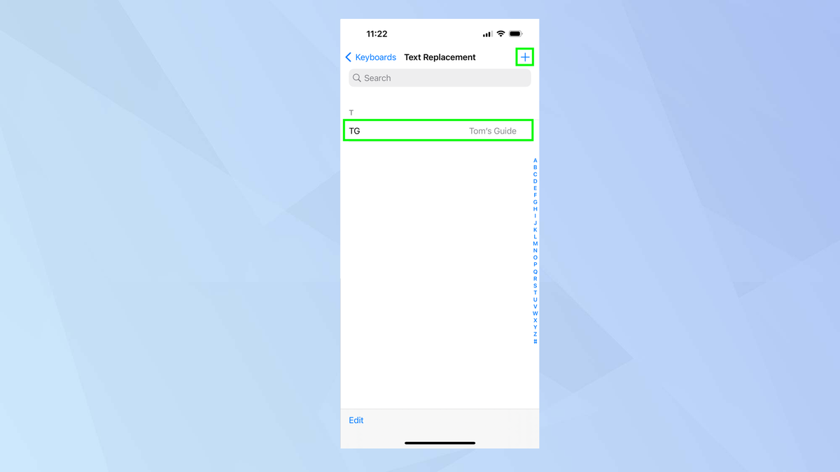How to use text replacement on iPhone | Tom's Guide