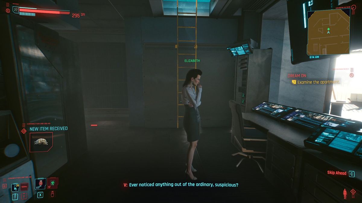 How to examine the Peralez home during Dream On in Cyberpunk 2077 ...