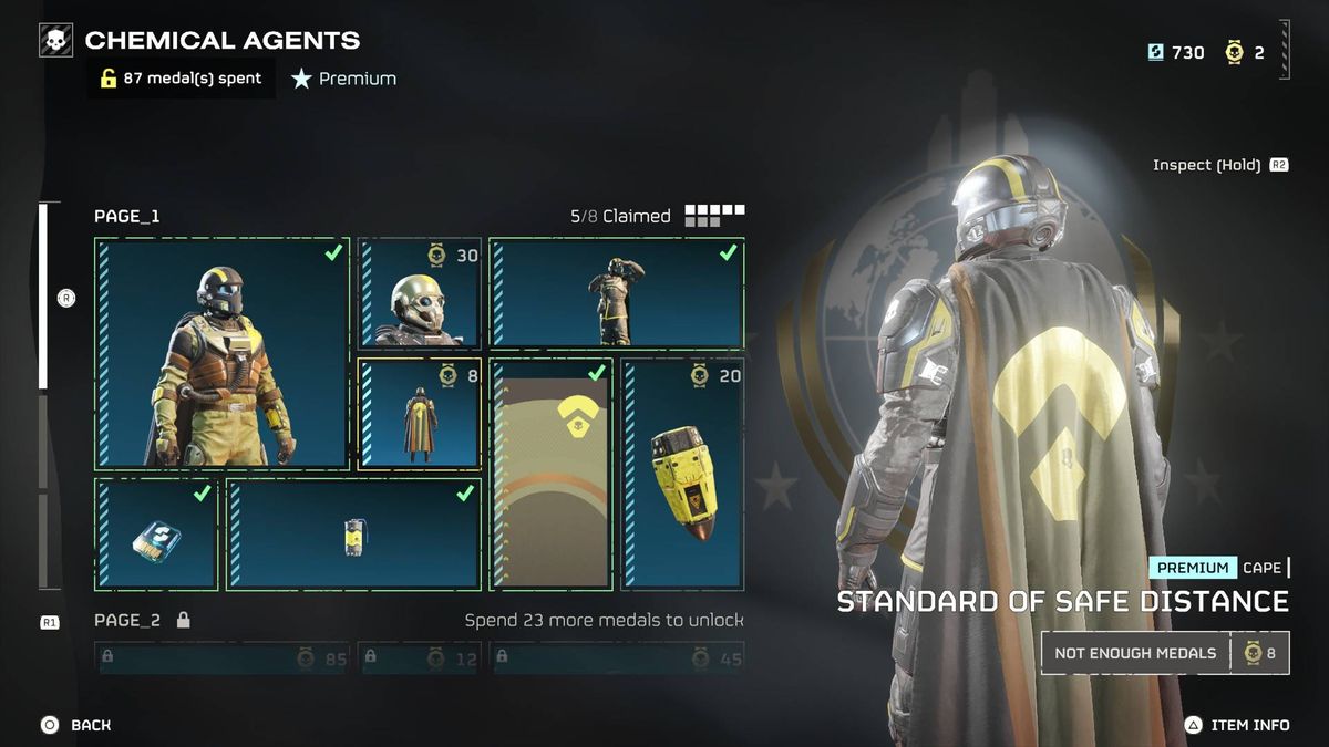 Everything in the Helldivers 2 Chemical Agents Warbond | GamesRadar+