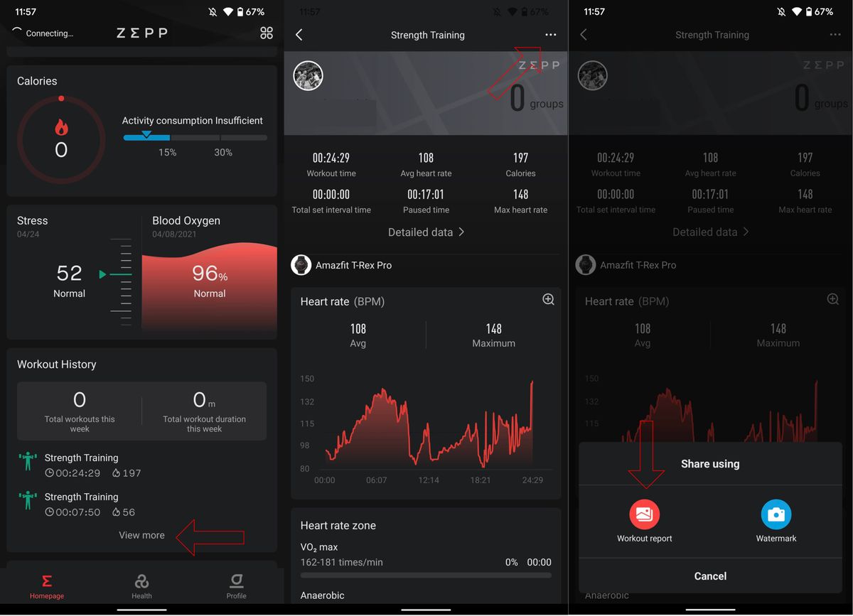 How to share your Amazfit workouts through the Zepp app | Android Central