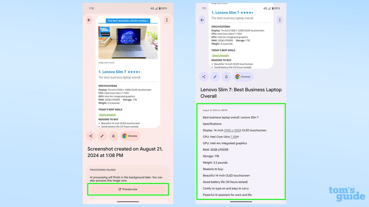 Pixel Screenshots is one of the Pixel 9's best AI features — here’s how ...