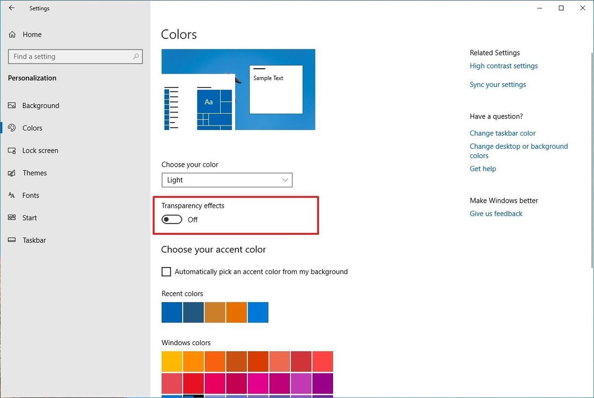How to disable Sign-in screen acrylic (blur) background on Windows 10 May 2019 Update | Windows ...