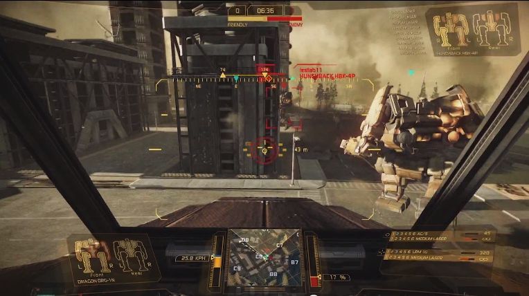 MechWarrior Online will have an urban map: River City trailer | PC Gamer