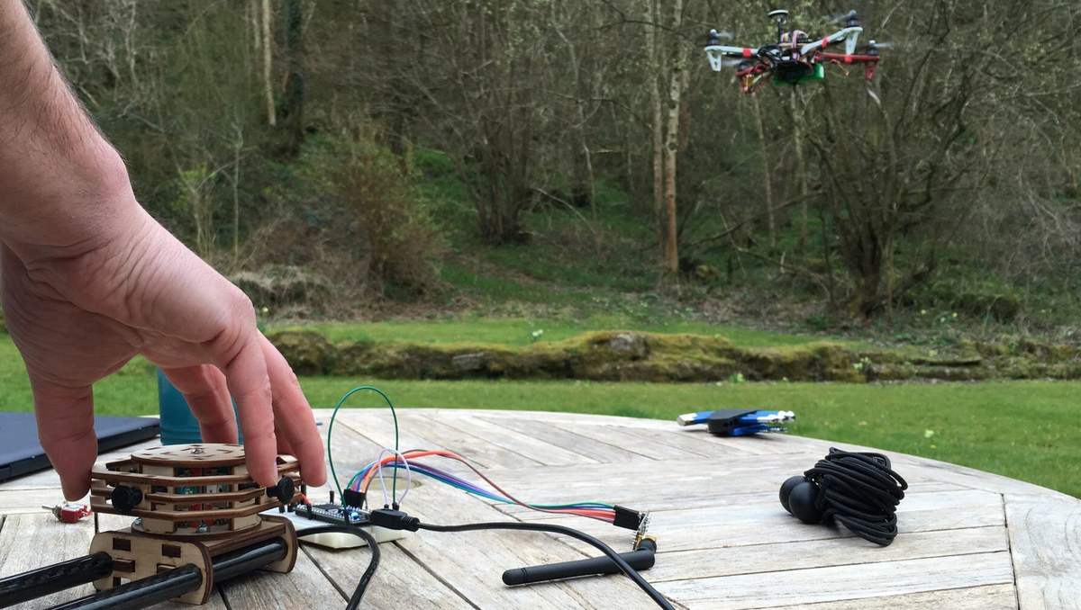 This homegrown six-axis joystick lets you control a drone with one hand ...