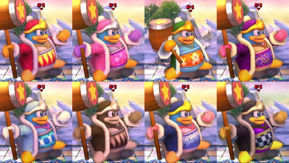 A guide to Super Smash Bros. Wii U/3DS's many alternate costumes ...