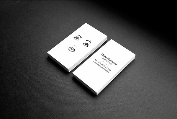 Business cards encourage you to create a face | Creative Bloq