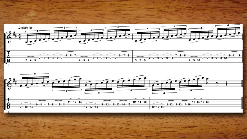 30-day guitar challenge, day 14: Learn three-note-per-string shapes ...