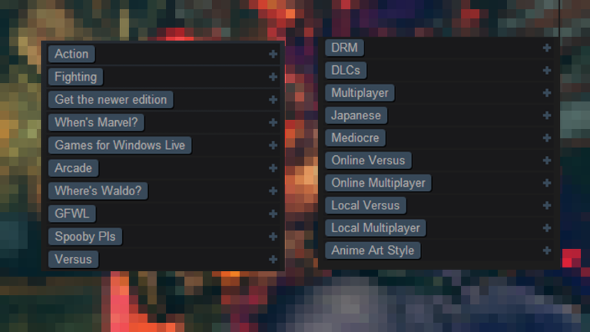 Try to guess these games by their outlandish, absurd Steam Tag pages ...