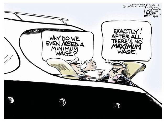 Editorial cartoon minimum wage | The Week