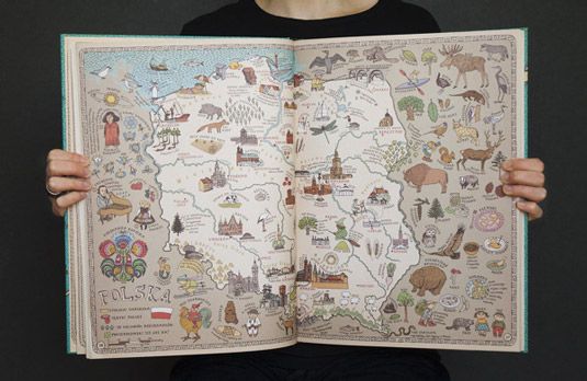 Gorgeous atlas illustrations help kids picture the planet | Creative Bloq