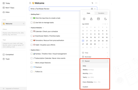 I tested TickTick and found it one the most user-friendly, feature-rich ...