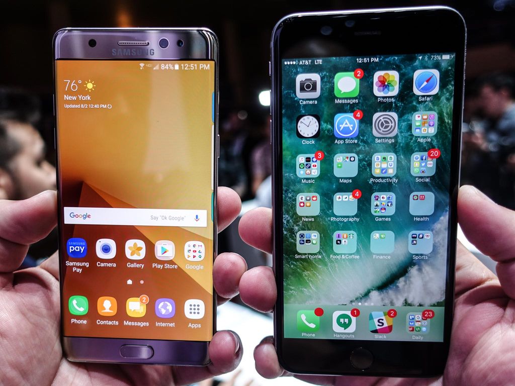 Galaxy Note 7 vs. iPhone 6s Plus: Battle of the big phones! | iMore