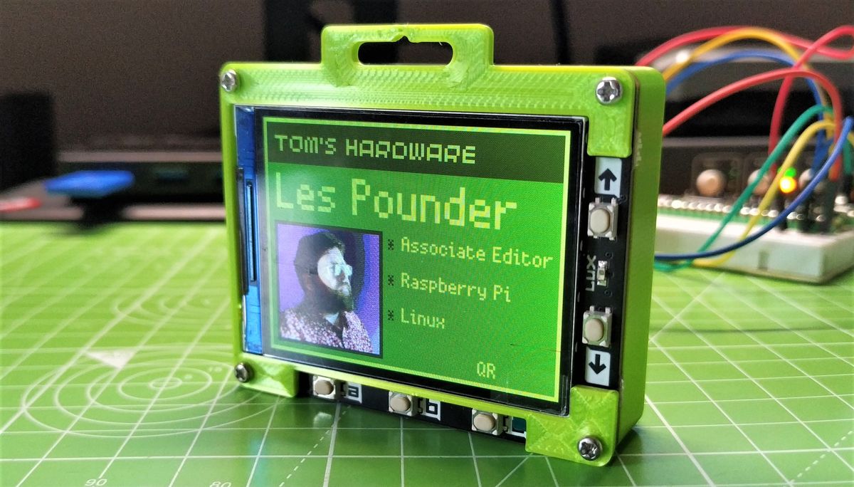 Pimoroni Tufty 2040 Review: Color LCD Badge with Pi Inside | Tom's Hardware