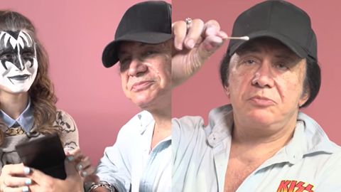 Gene Simmons gives in-depth Kiss makeup tutorial | Louder