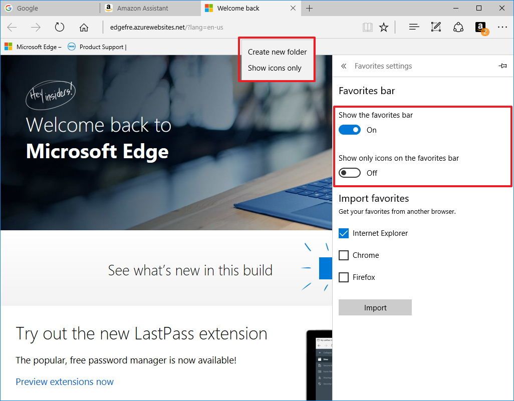 What's new with Microsoft Edge for Windows 10 Anniversary Update ...